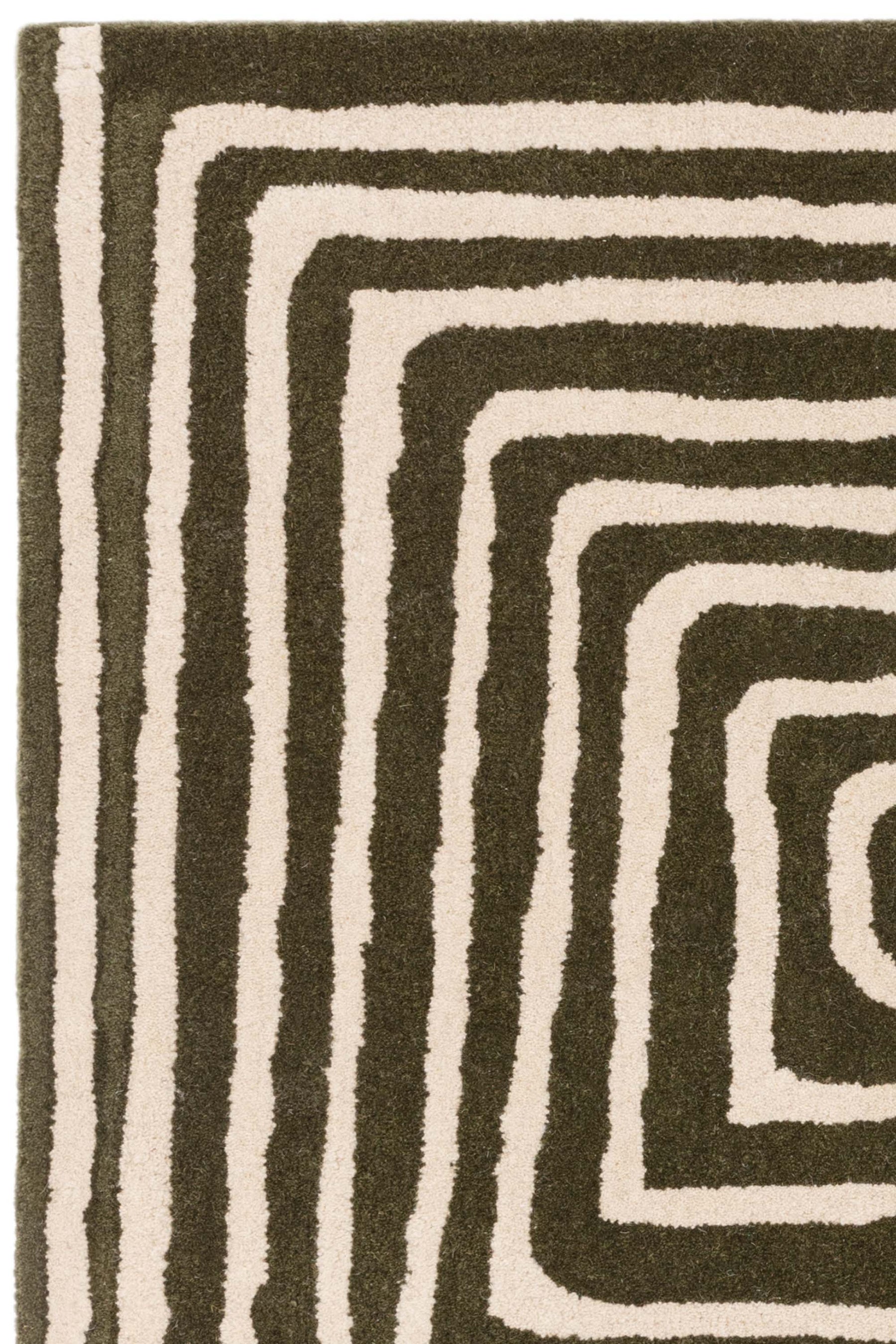 Reef Curve Forest RF30 | Geometric Rugs | Ireland