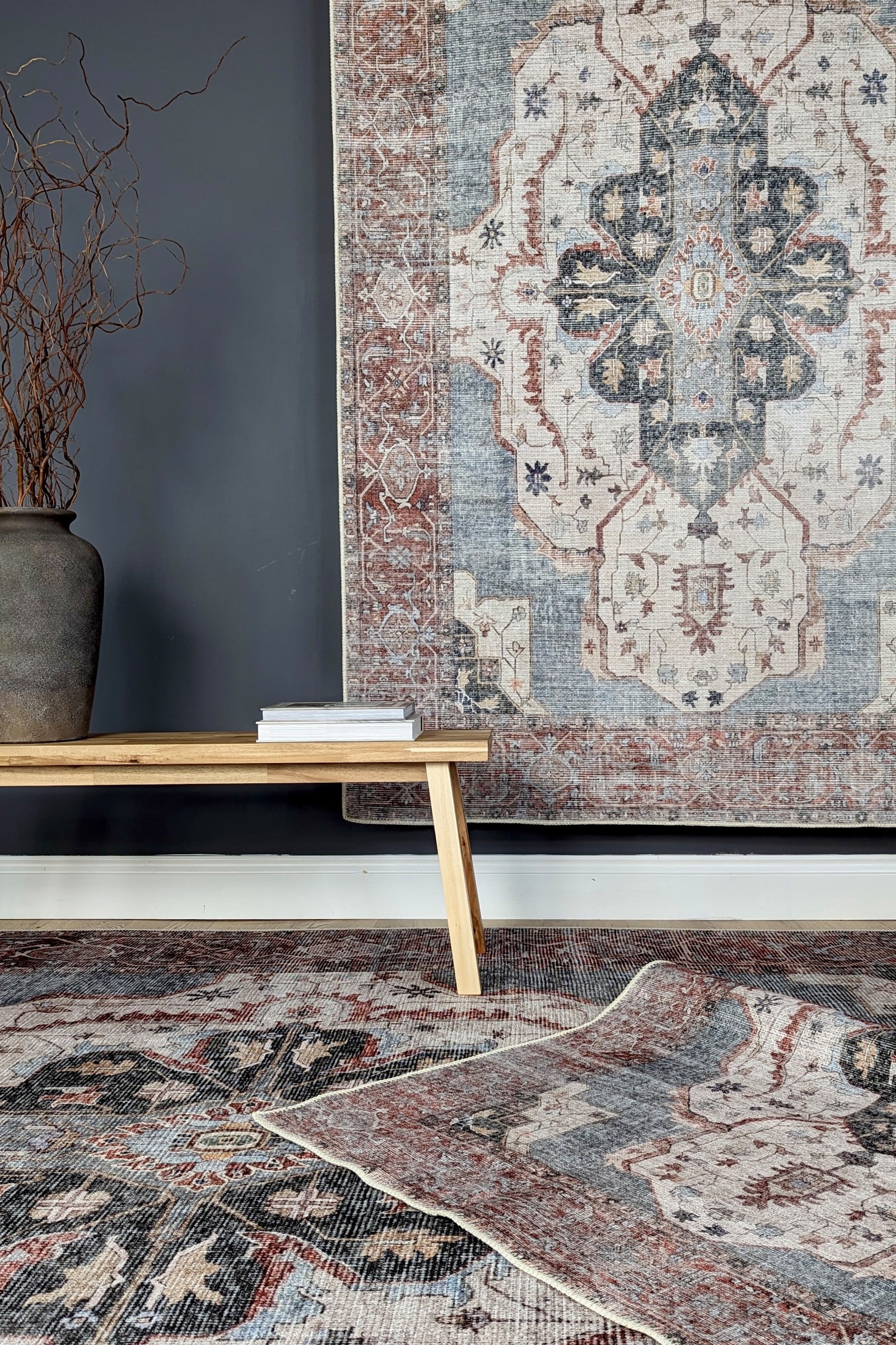 Roya Medallion Rug | Machine Washable | Rugs.ie