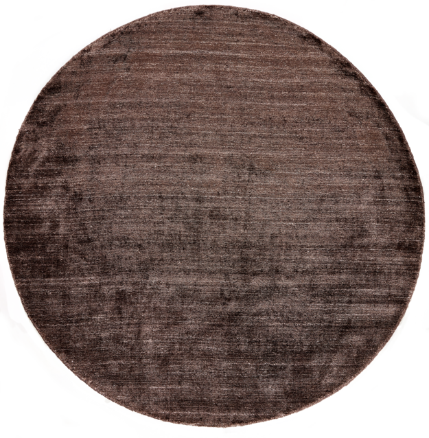 Plain Dust Circle Dark Brown Rug | Modern Rugs | Rugs Ireland